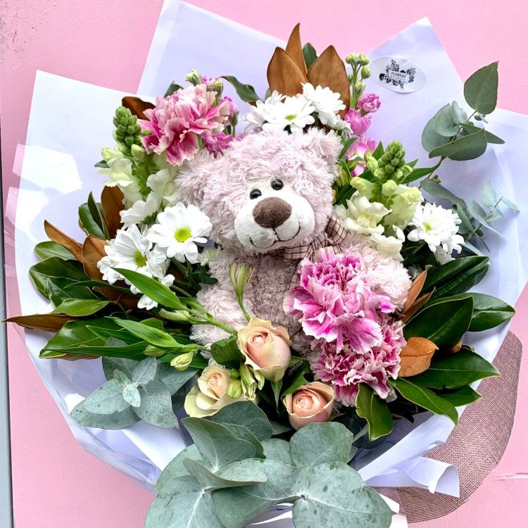 Flowers for Jane | New bespoke range | Flowers with teddy – Flowers For ...